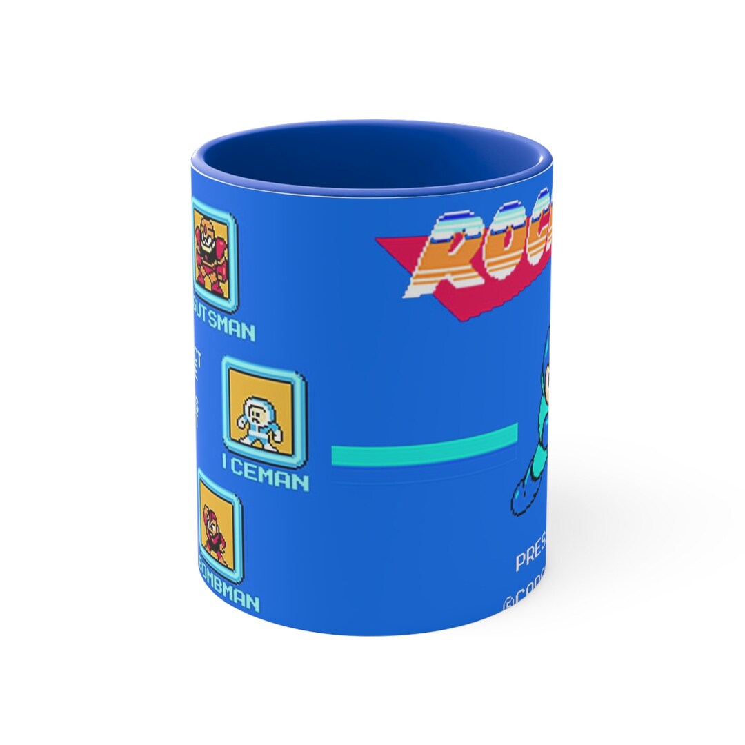 Rockman Megaman 1 Start Screen and Boss Select Game 8 Bit Classic ...