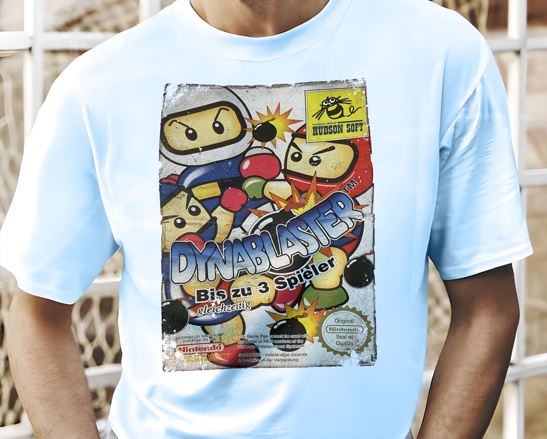 Bomberman II - Vintage T Shirt 8 Colors Unisex Sizes S-5XL 100% Cotton ...