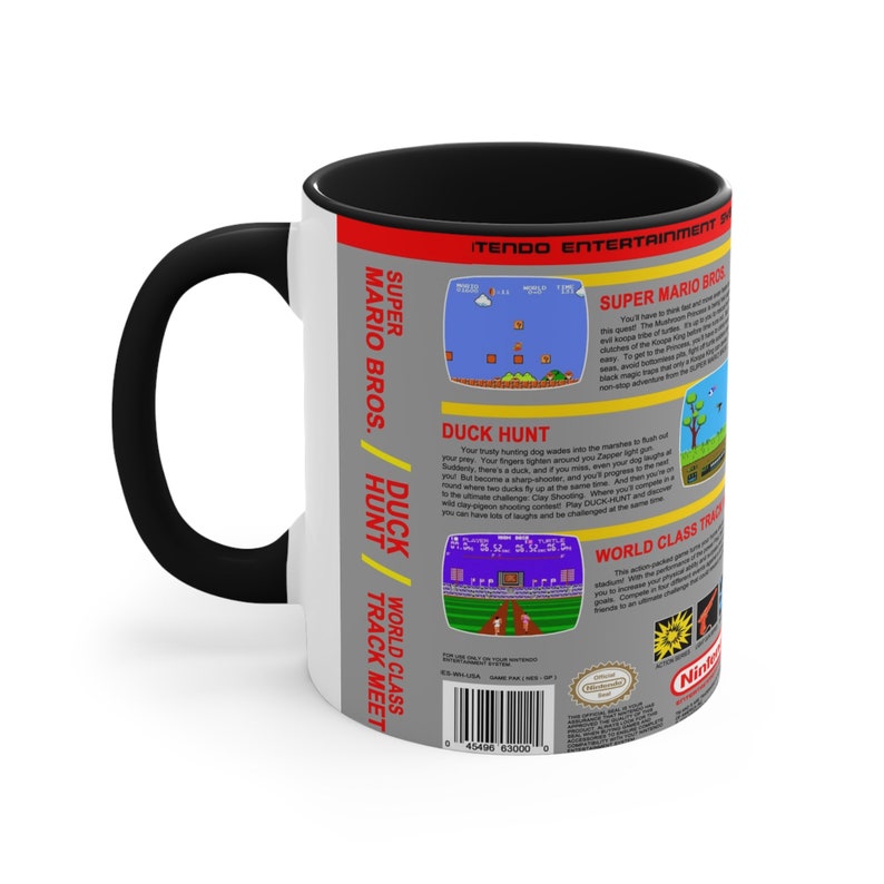 SMB 2 Mario Bros 2 Duck Hunt World Class Track Meet NES 8 Bit Game Box ...
