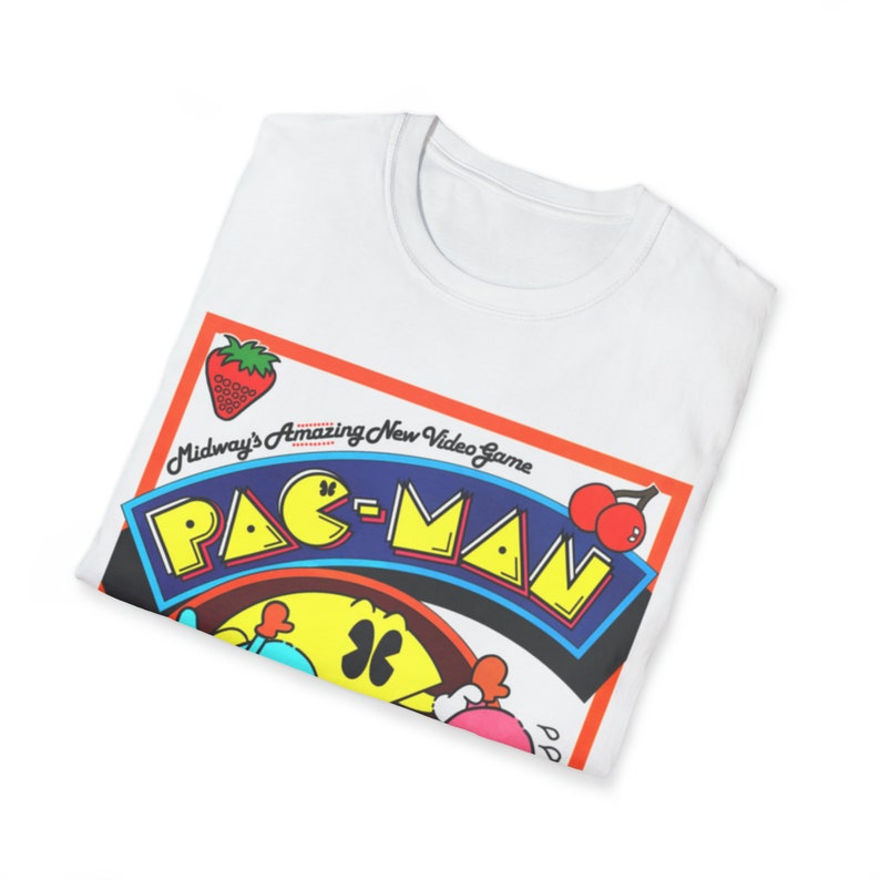 Pac-man Midway Poster Game NES Arcade All Sizes Cotton T Shirt - Etsy