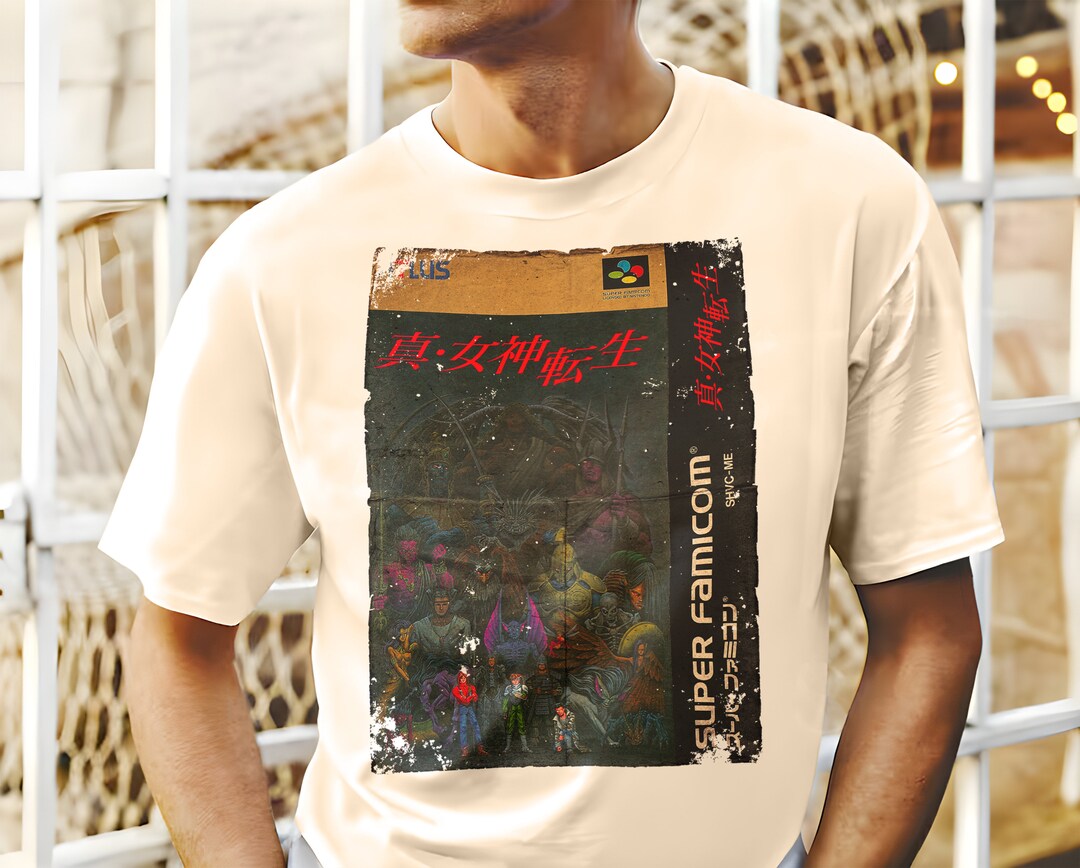Shin Megami Tensei - SNES Vintage T Shirt 8 Colors Unisex All Sizes S ...