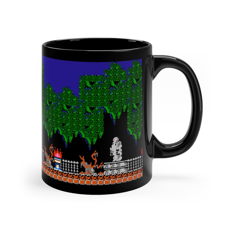 Castlevania Stage 1 Screen NES 8 Bit Game Box Cover Famicom Accent ...