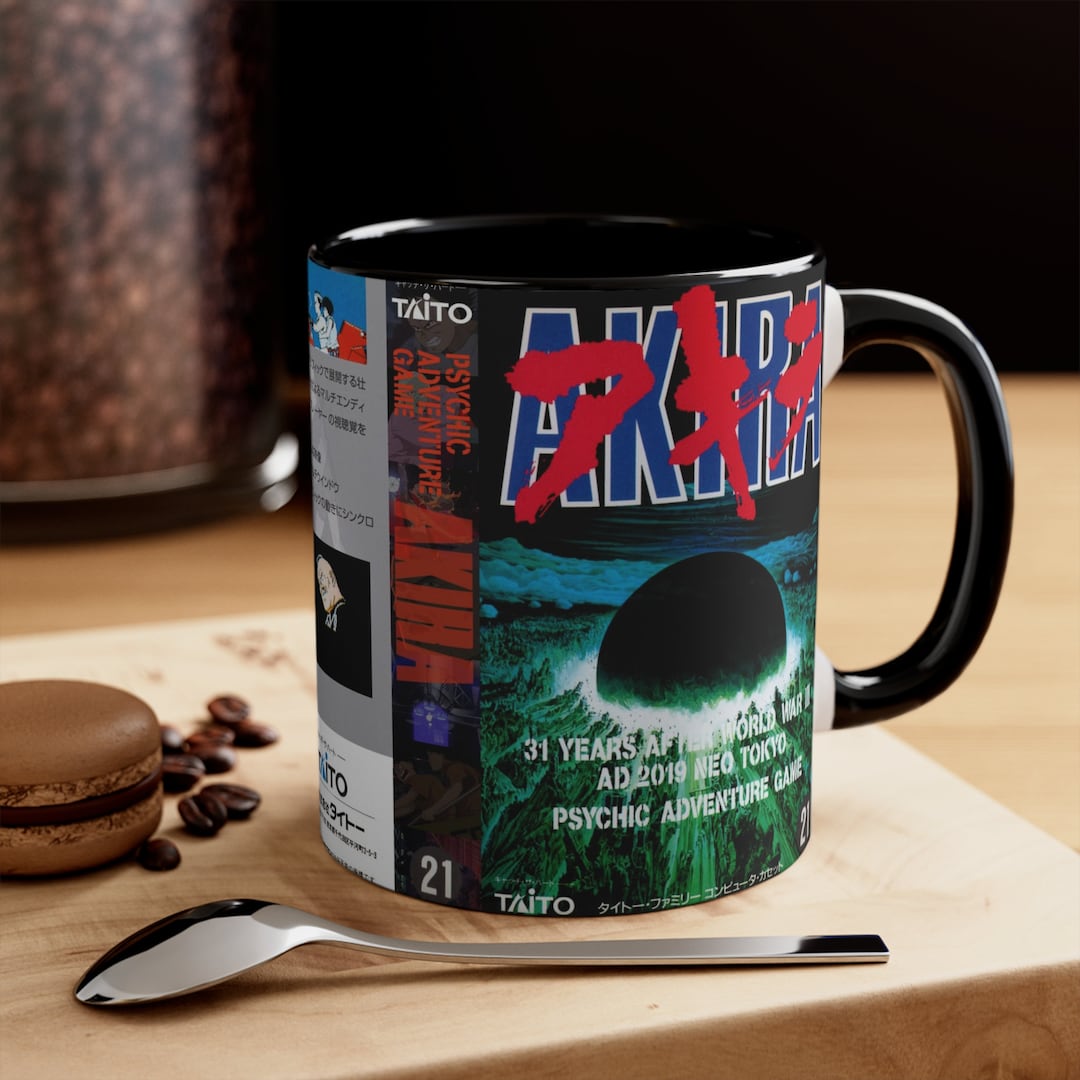 Akira NES 8 Bit Game Box Cover Famicom Accent Coffee Mug, 11oz Blue - Etsy