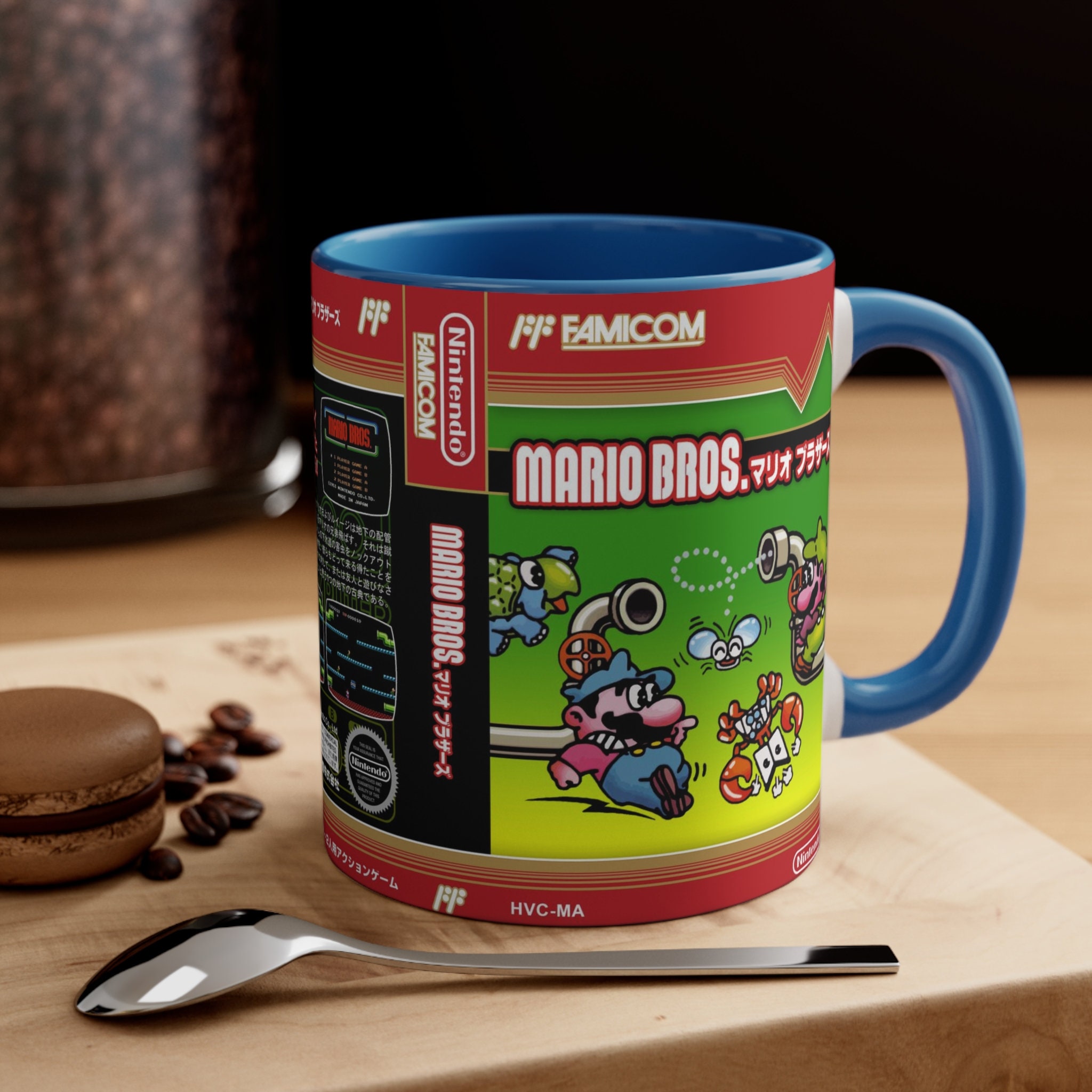 Mario Bros Pipe Game NES 8 Bit Game Box Cover Famicom Accent - Etsy