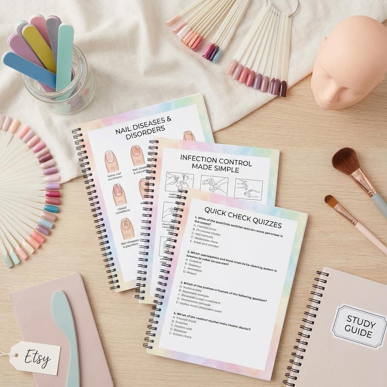 Cosmetology State Board Exam Study Guide - Etsy