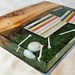 Custom Golf Epoxy Charcuterie Board / Insert Custom Items / Father's ...