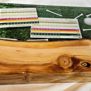Custom Golf Epoxy Charcuterie Board / Insert Custom Items / Father's ...