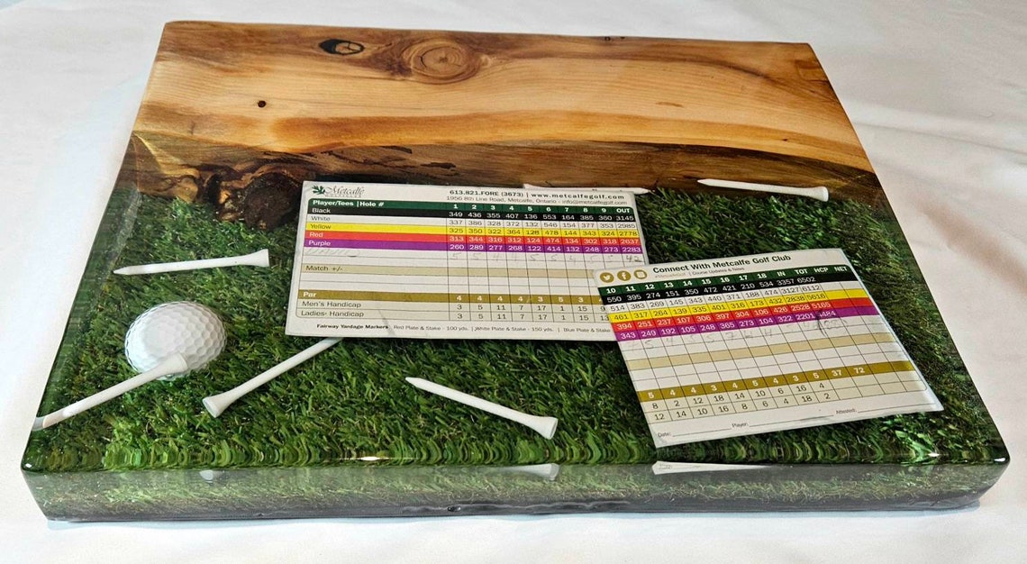 Custom Golf Epoxy Charcuterie Board / Insert Custom Items / - Etsy Canada