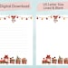 Christmas Printable Letter Paper, Santa Writing Paper, Christmas ...