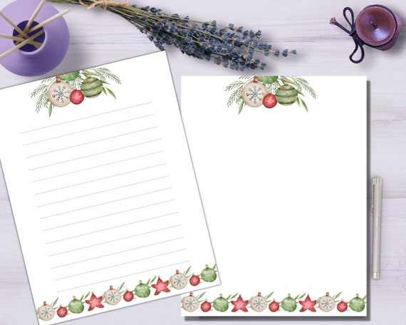 Printable Christmas Note Pads