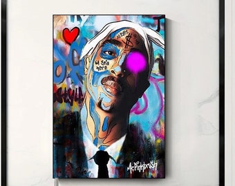 2pac Graffiti Art - Etsy