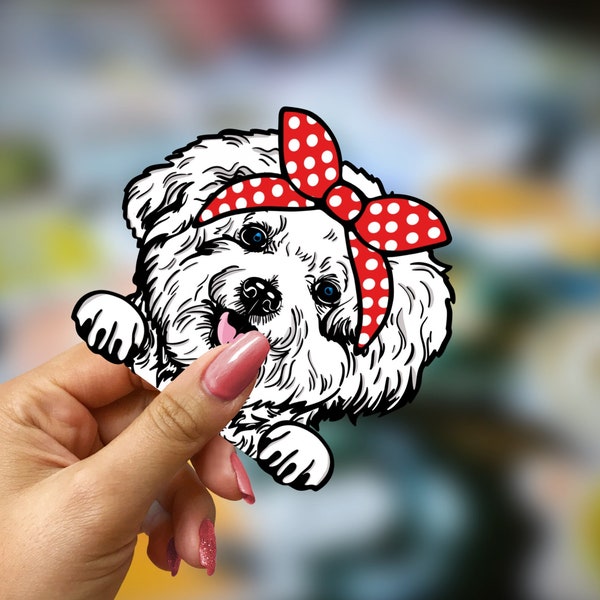 Maltese Window Decals - Etsy