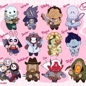 DBD Chibi Killer Charms: Series 1 - Etsy