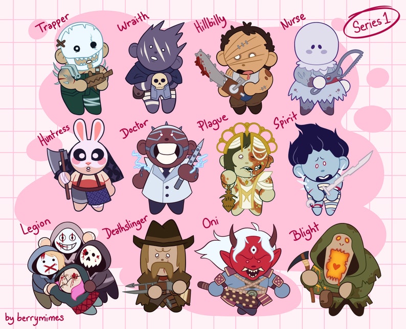 DBD Chibi Killer Charms: Series 1 - Etsy