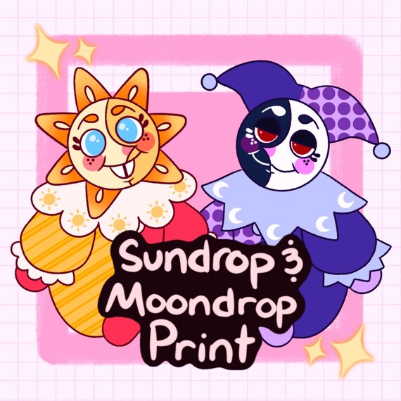 Sundrop & Moondrop Dolls Mini Print PREORDER - Etsy UK