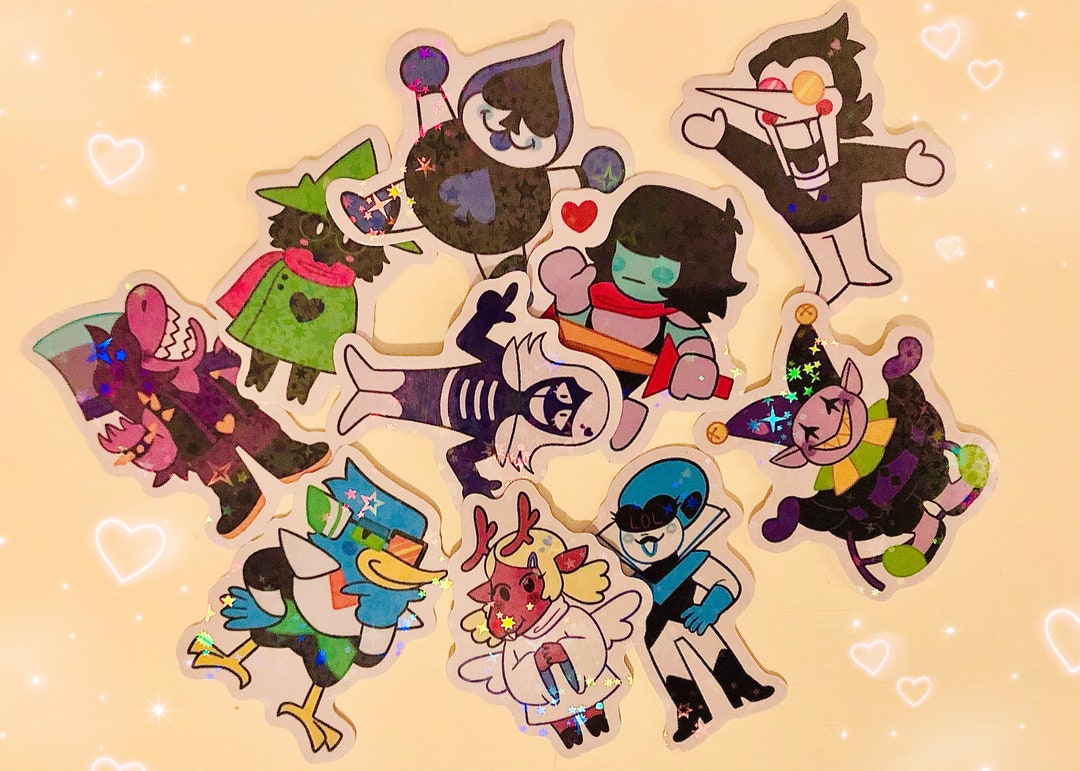 Deltarune Holo-vinyl Stickers - Etsy