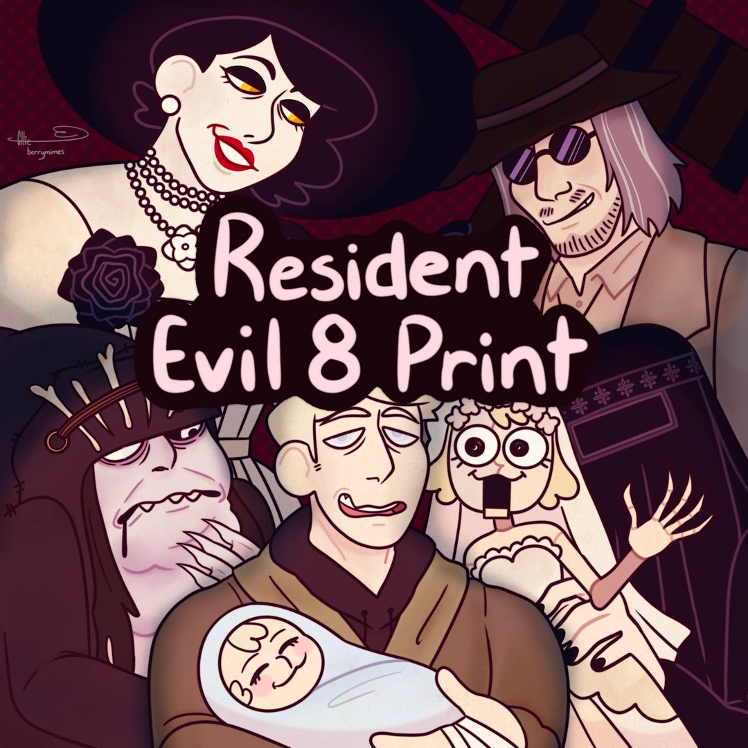 Resident Evil 8 Mini Print - Etsy