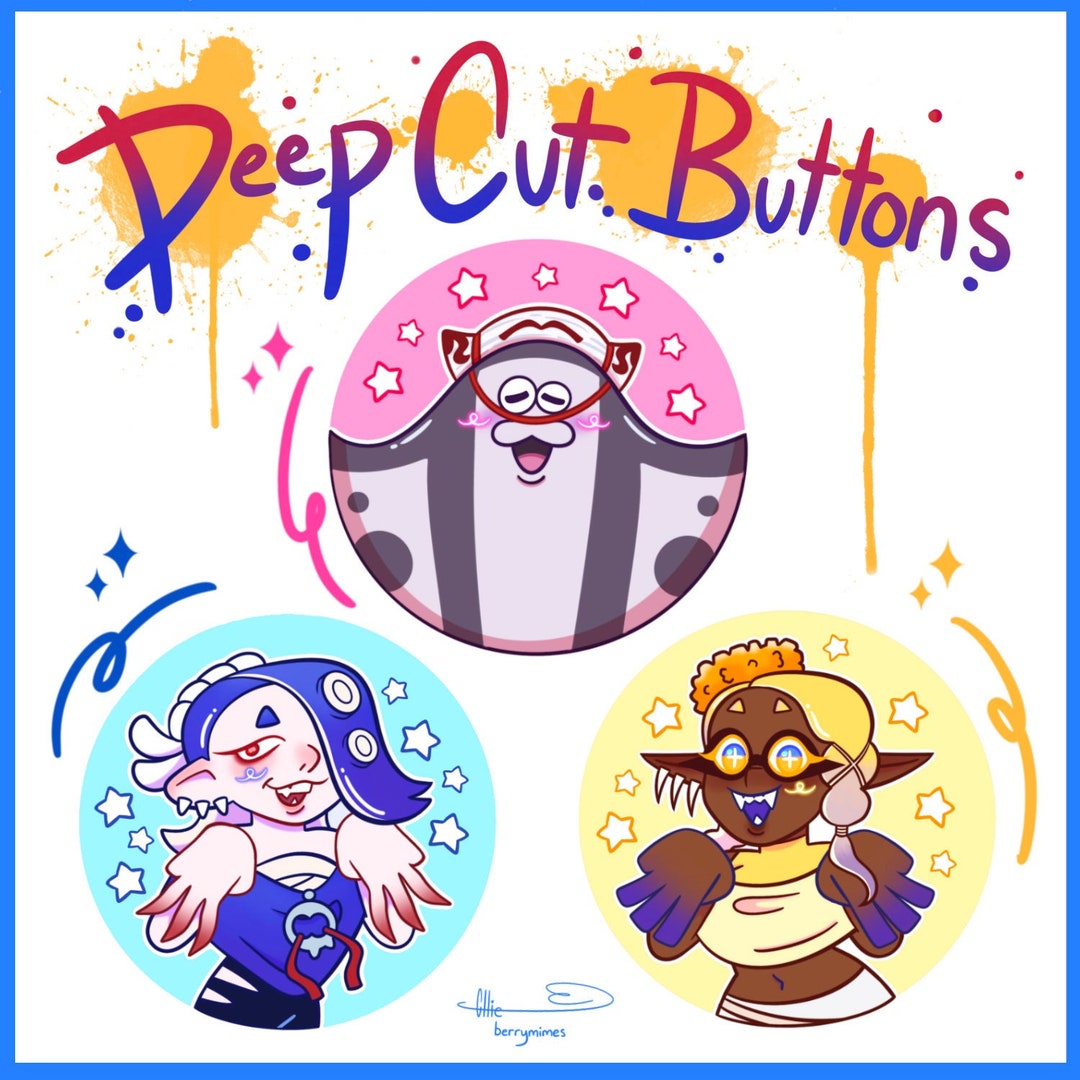 Deep Cut Buttons - Etsy