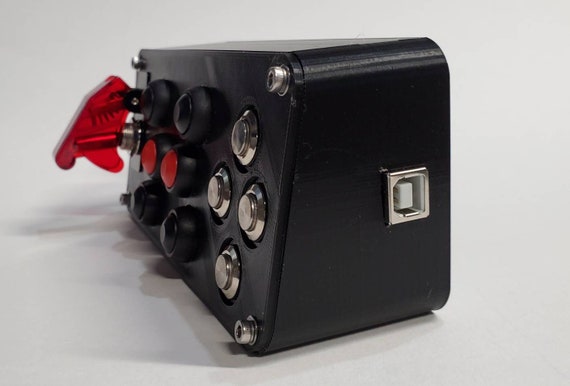 Sim Racing 10 Button One Led Toggle Switch Angled Front - Etsy