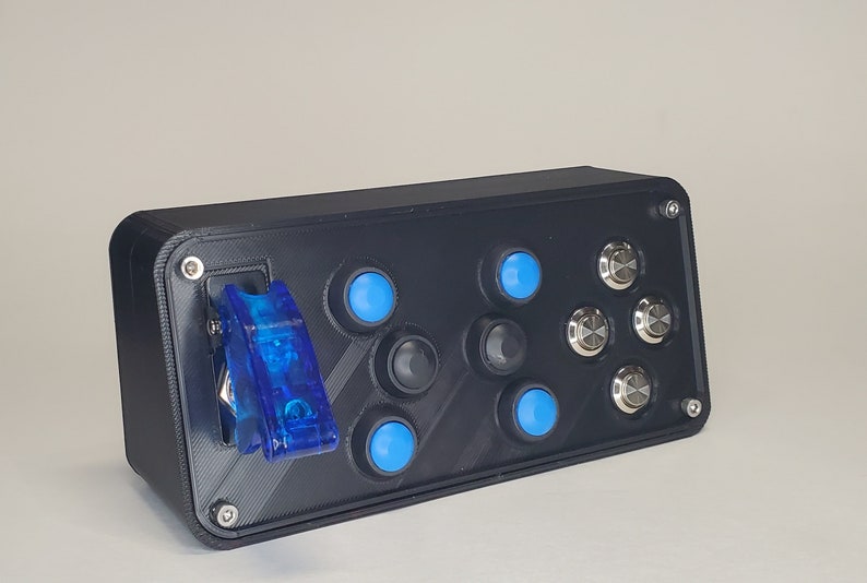 Sim Racing 10 Button One Led Toggle Switch Angled Front - Etsy