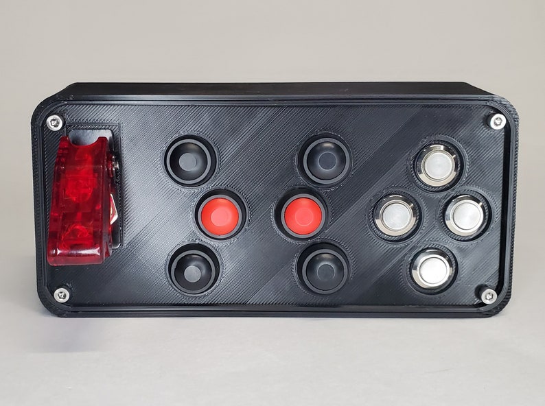 Sim Racing 10 Button One Led Toggle Switch Angled Front - Etsy