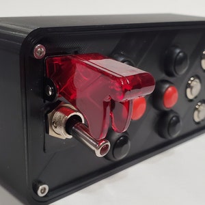 Sim Racing Button Box: Arduino Pro Micro, Rotary Encoders, LED Toggle ...