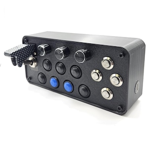 Sim Racing Button Box: Arduino Pro Micro, Rotary Encoders, LED Toggle ...