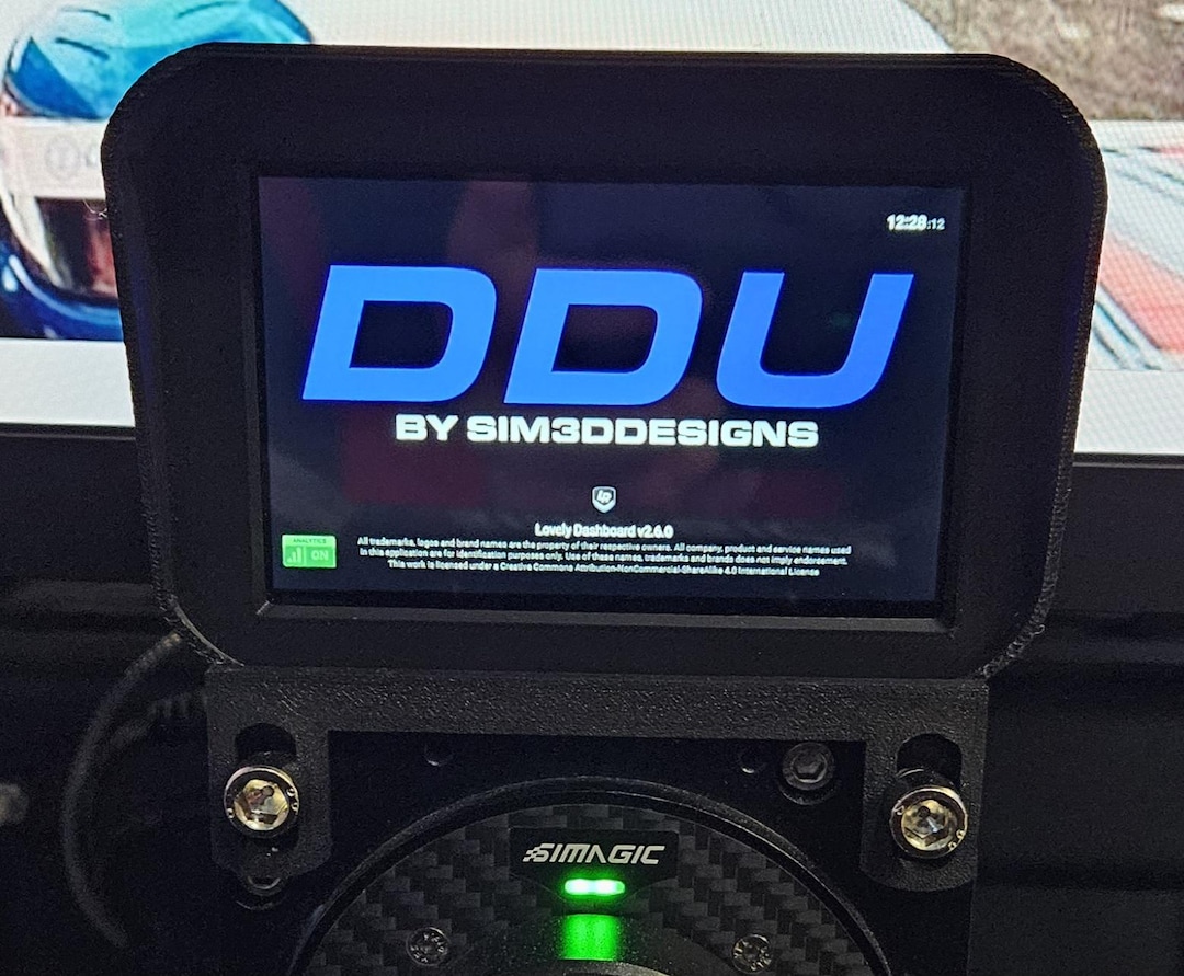 Sim Racing PC Dashboard: 4.3" Vocore Touchscreen Display - Etsy