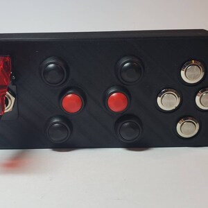 Sim Racing 10 Button One Led Toggle Switch Button Box for Pc - Etsy