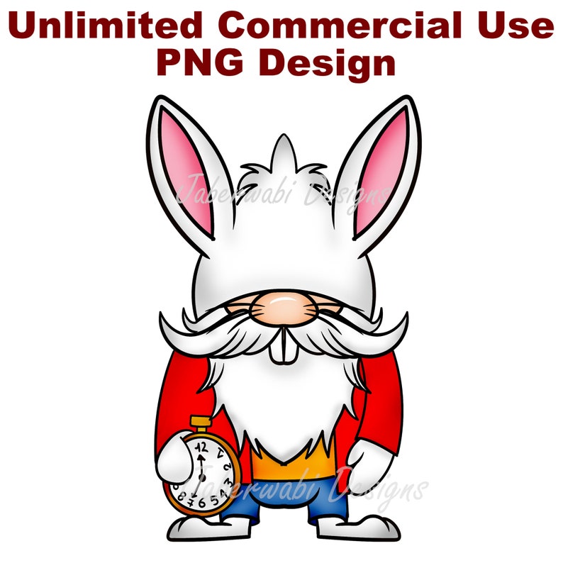 Red Queen & White Rabbit Gnomes PNG Design Set |alice in Wonderland ...