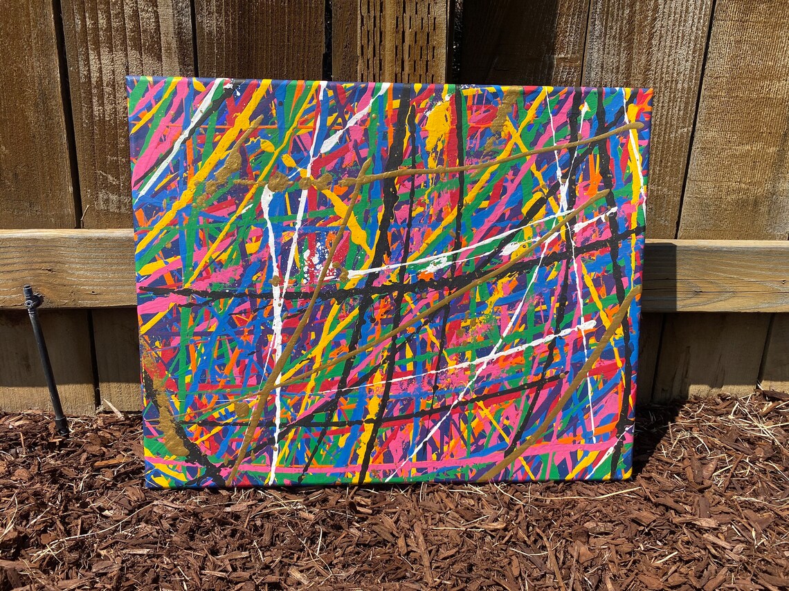 Disiecta Membra//original Abstract Canvas Painting - Etsy