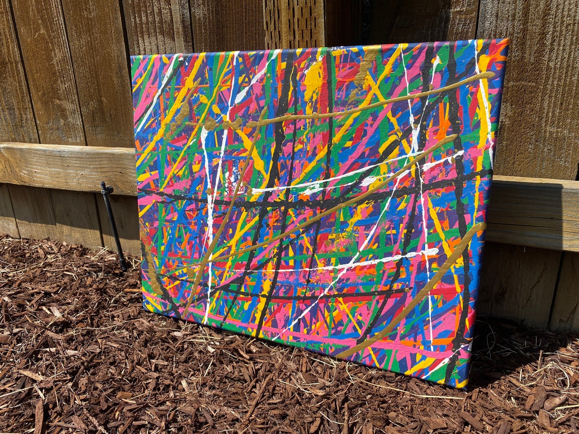 Disiecta Membra//original Abstract Canvas Painting - Etsy