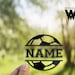 Personalized Soccer Ball With Name Sticker, Permanent Vinyl Decal ...