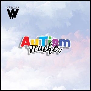 Autism Teacher Decal, Autism Awareness Sticker, Car Decal, Phone ...