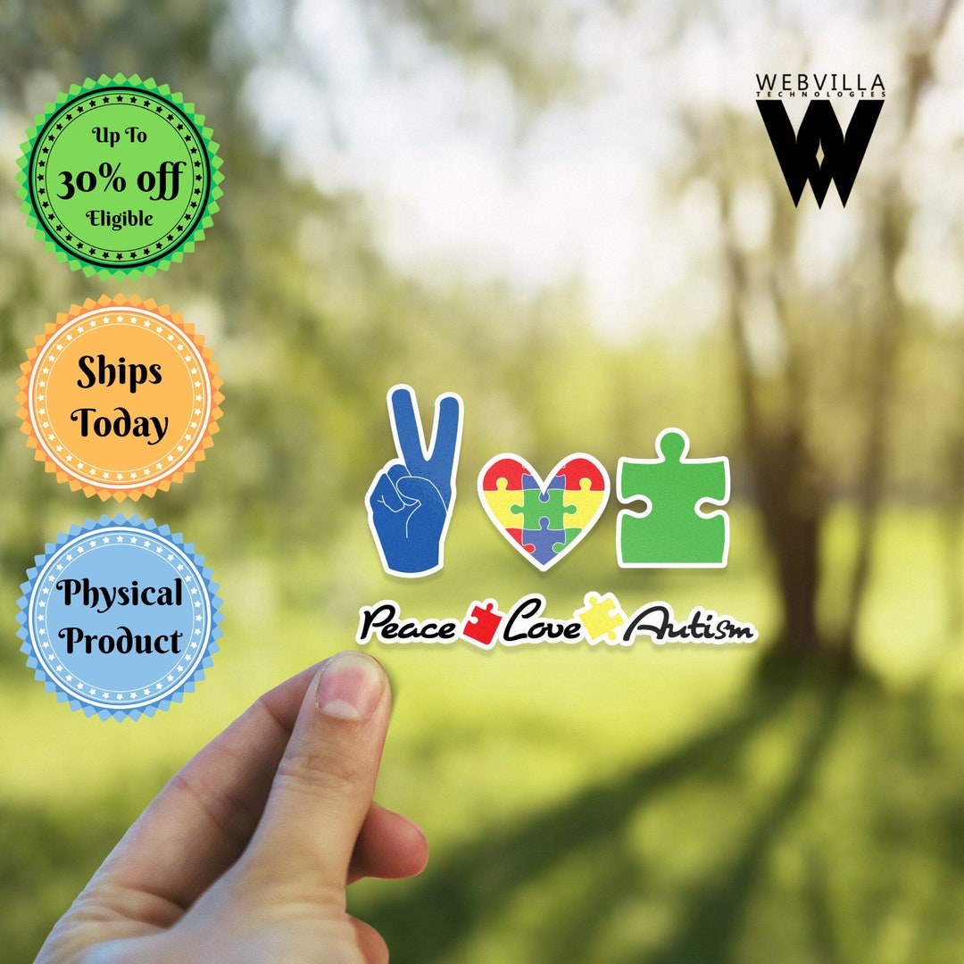 Autism Decal, Autism Awareness Sticker, Car Decal, Phone Sticker ...
