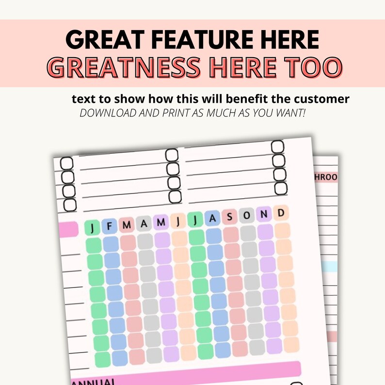 Editable Cleaning Schedule Bundle, Printable, Daily, Weekly, Monthly ...