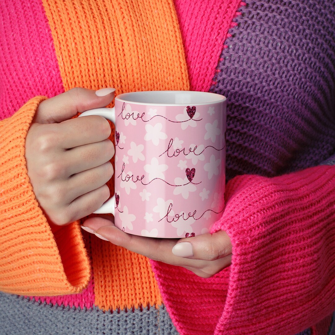 Personalized Coffee Mug - Custom Design Mugs - 12oz Mugs - Love Design ...