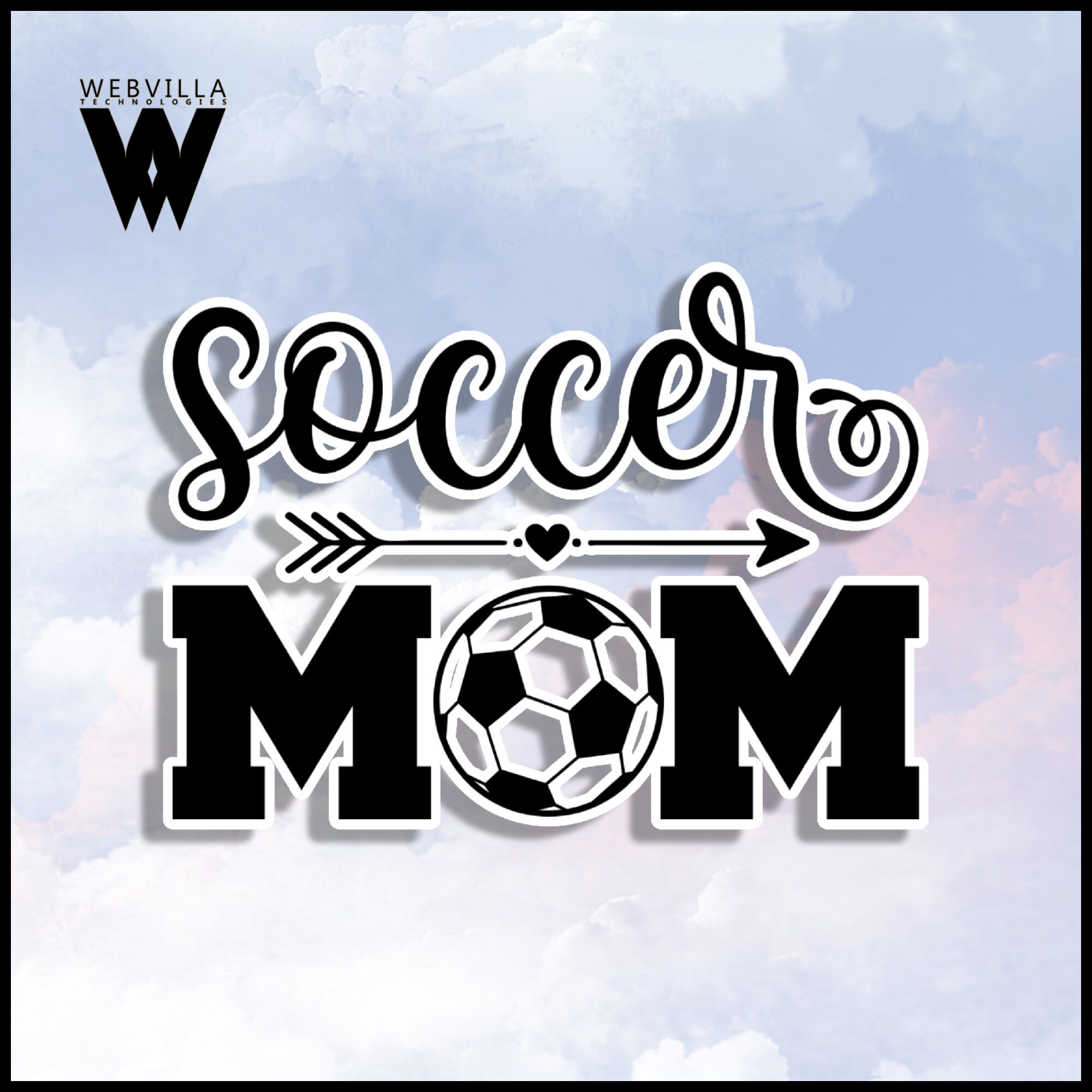 Soccer Mom Car Sticker, Permanent Vinyl Decal, Soccer Mom Decal, Car ...