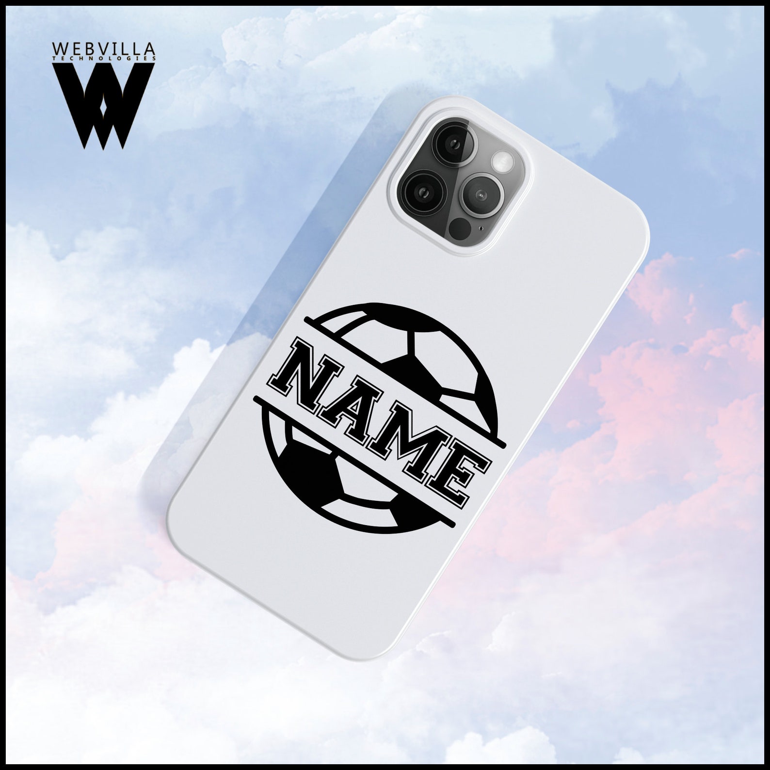 Personalized Soccer Ball With Name Sticker, Permanent Vinyl Decal ...