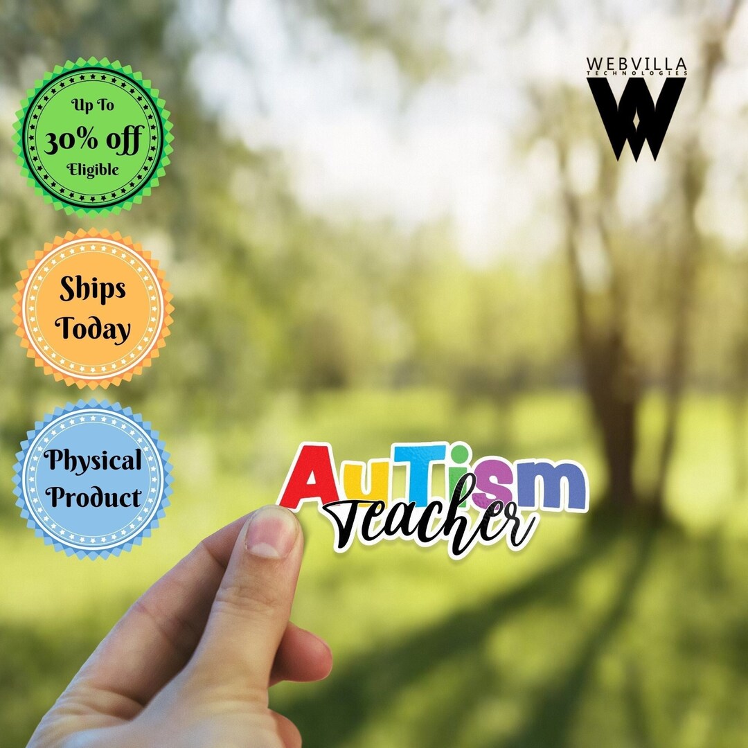 Autism Teacher Decal, Autism Awareness Sticker, Car Decal, Phone ...