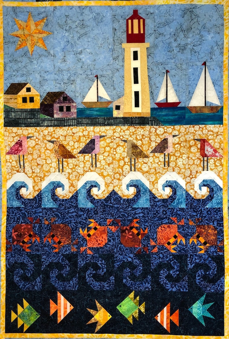 NAUTICAL Quilt Pattern, From Gull's Nest Quilts - Etsy