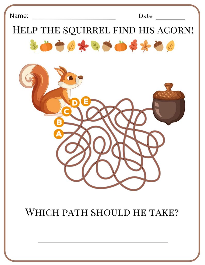 Printable Thanksgiving Activities - Etsy