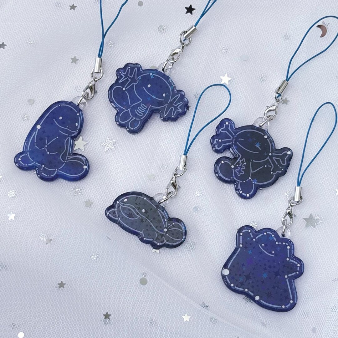 Constellation Friends Acrylic Charms | Wooper Quagsire Clodsire Ditto ...