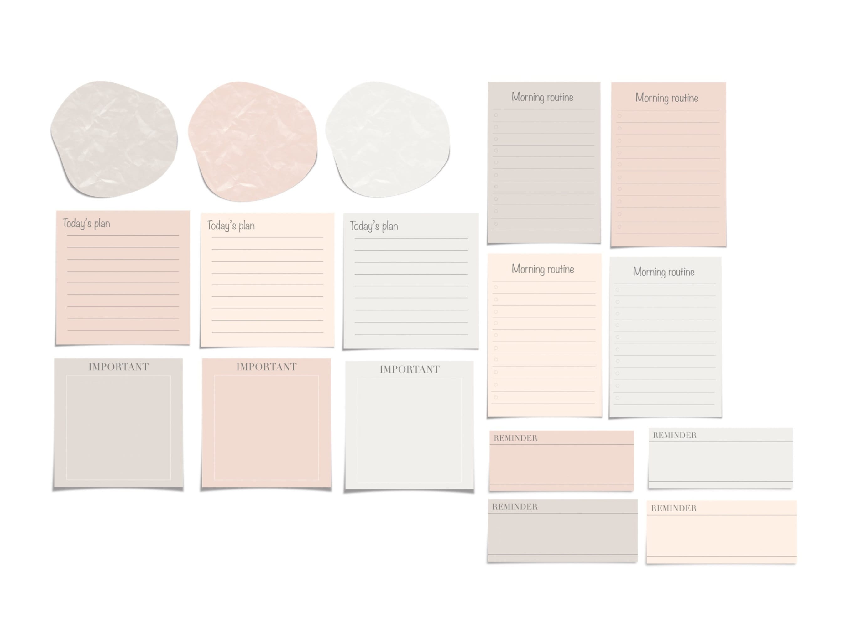 Minimalist Everyday Stickers | Digital Stickers | Digital Planner ...