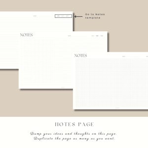 Undated Simple Minimalist Digital Planner | Goodnotes | Notability ...
