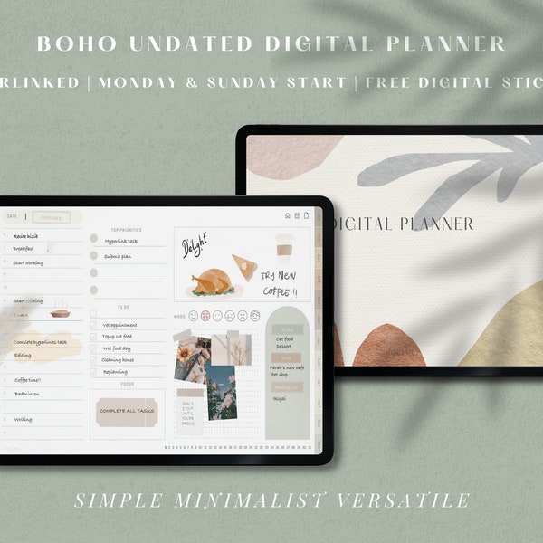 Modern Planner - Etsy