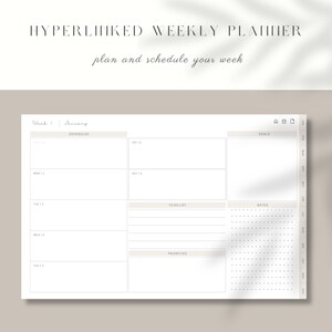 2024 Monthly Weekly Digital Planner Goodnotes Notability FREE Digital ...