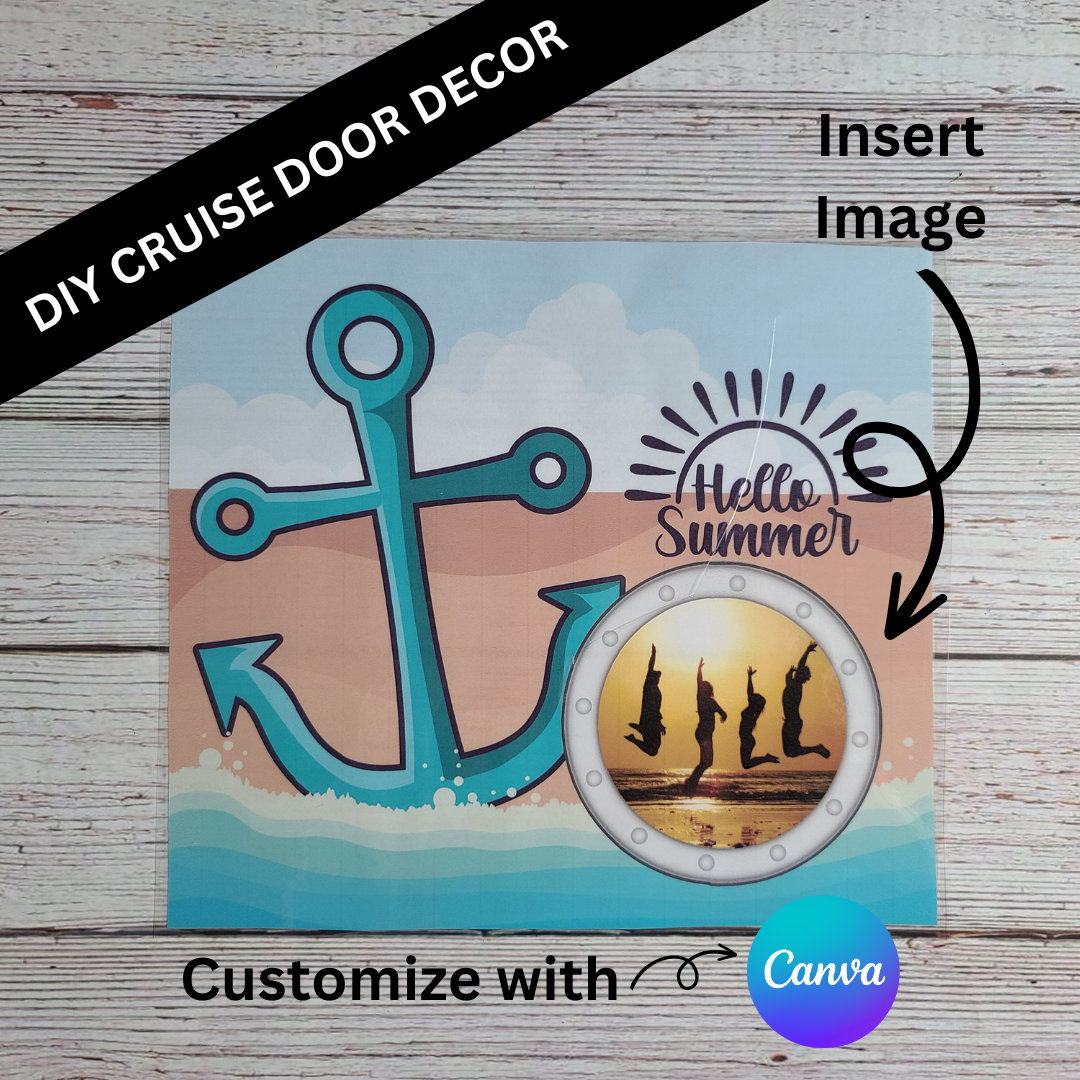 Hello Summer Cruise Door Decoration Package for Travel Downloadable ...