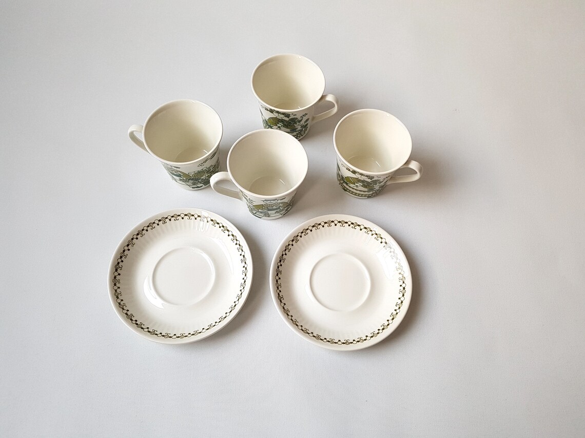 Vintage Figgjo Norway market Cups Cups and Saucers Turi - Etsy