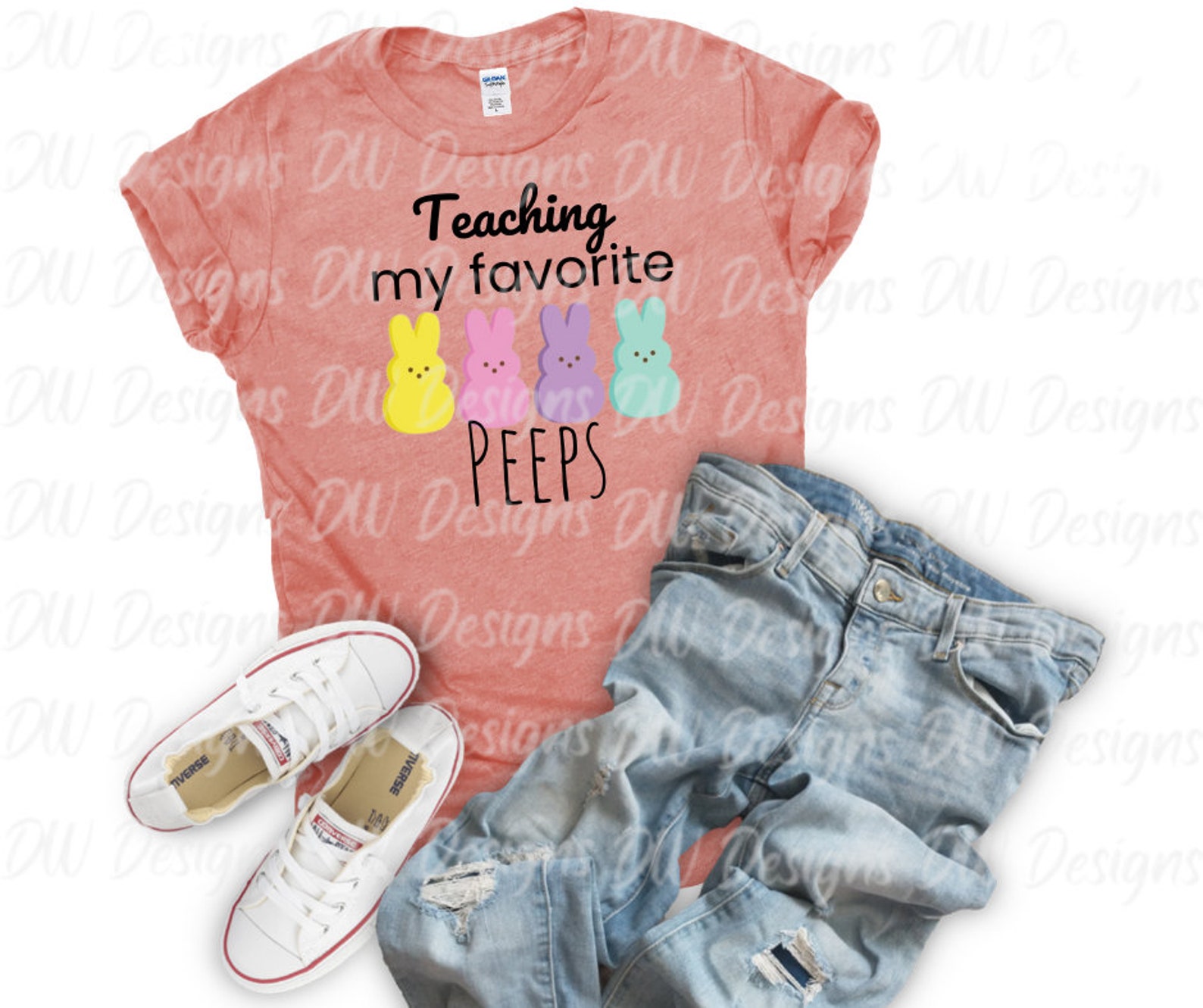 Teaching My Favorite Peeps Easter PNG Teacher Easter PNG - Etsy